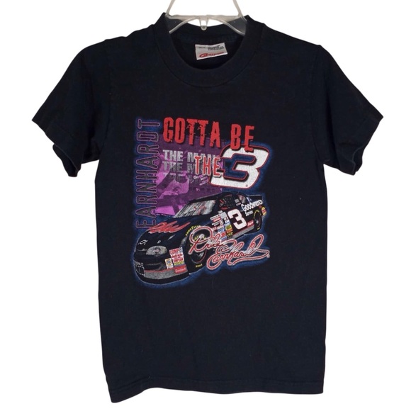 Nascar | Shirts & Tops | Vintage Dale Earnhardt Big Kids Black Graphic ...